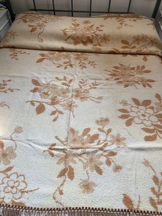 Classica coperta in lana della nonna