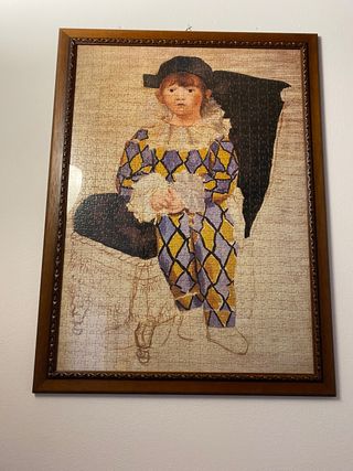 quadro puzzle “arlecchino di Picasso”