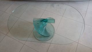 Tavolino di cristallo