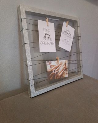 Cornice brillantinata  porta foto