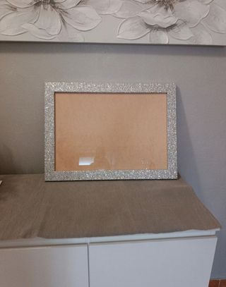 Cornice brillantinata porta foto