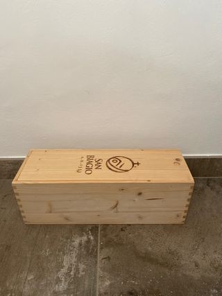 Cassetta di legno porta bottiglia