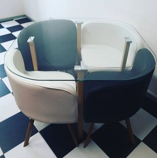 Set Tavolo + 4 sedie da incasso