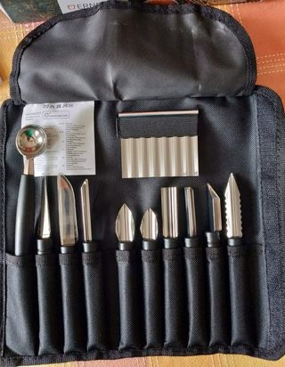 Set nuovo per intagliare decorazioni frutta/verdur