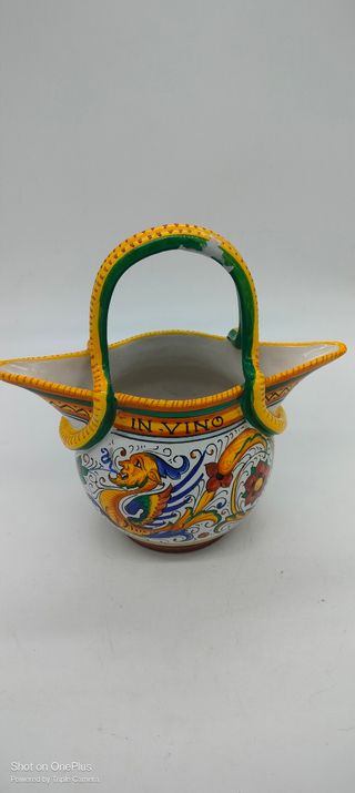 brocca Deruta vino veritas 1 litro