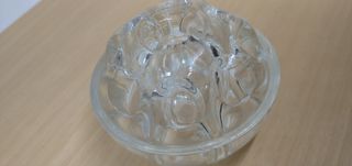 Vaso portafiori vetro  cristallo vintage anni '60