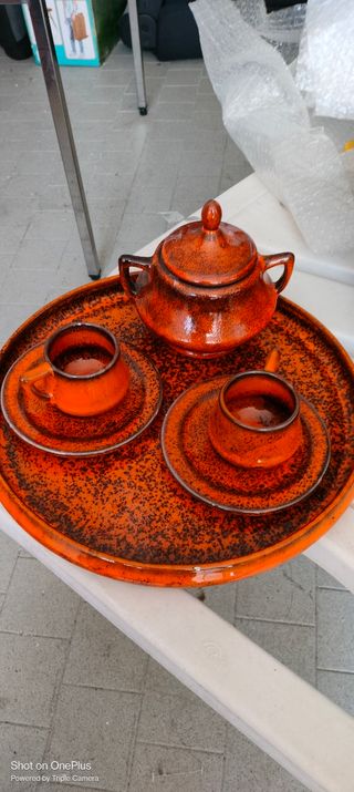 servizio caffè per due vintage ceramica casarte
