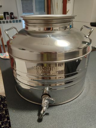 CONTENITORI OLIO INOX 25 LITRI