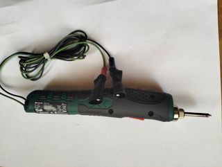 saldatore parkside a batteria modificato