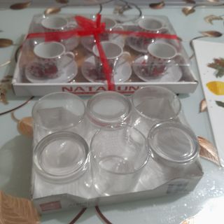 Set bicchieri tazzine natale