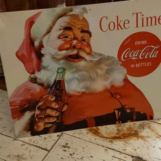 Coca-cola targa in metallo vintage