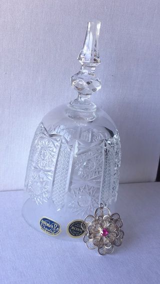 Set cupola cristallo+ciondolo filigrana argento