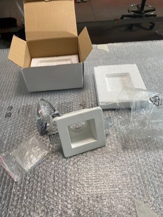 Lotto 5pz Portafaretto in Gesso Pitturabile