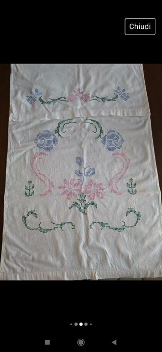 Asciugamano cotone ricamato