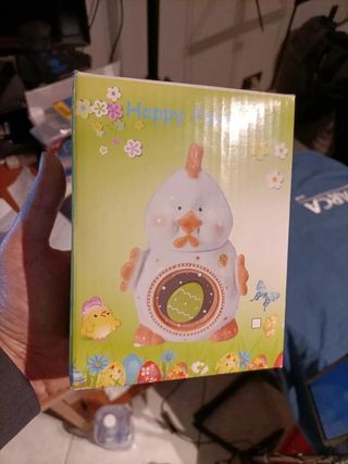 Porta cioccolatini a forma di gallo