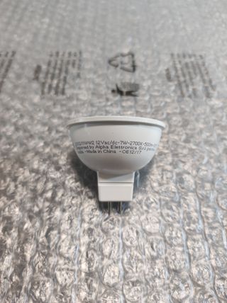 Lotto 7pz LAMPADINA LED GU5.3 - 7W 2700K