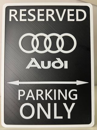 segnale parcheggio auto audi