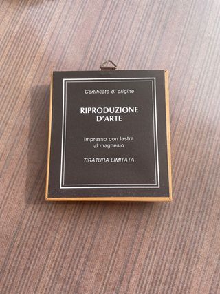 Impresso con lastra al magnesio