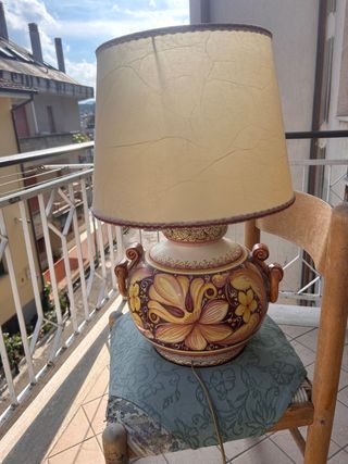 Lampada da tavolo in ceramica di Castelli