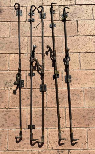 5 Spagnolette maniglia chiusura per persiane