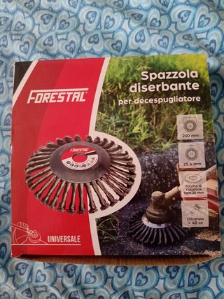 Spazzola per diserbo per decespugliatore