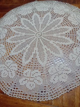 Centrotavola tondo uncinetto