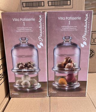 porta bon bon in vetro