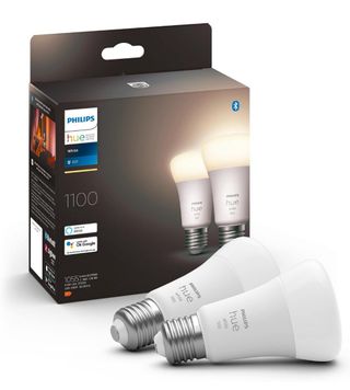 Philips hue white, 2 lampade smart 9.5W, E27.
