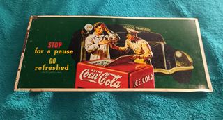 Coca-cola targa in metallo