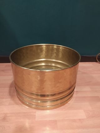 Porta vaso in ottone anni 50