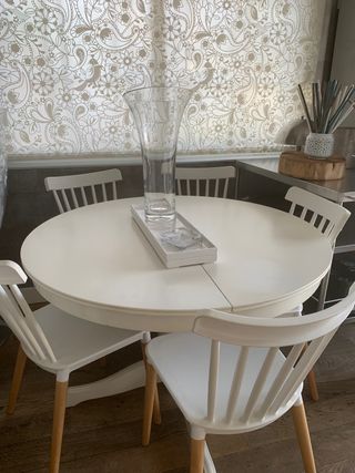 tavolo da cucina alkungabile+ 5 sedie