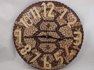 Orologio da parete in mosaico