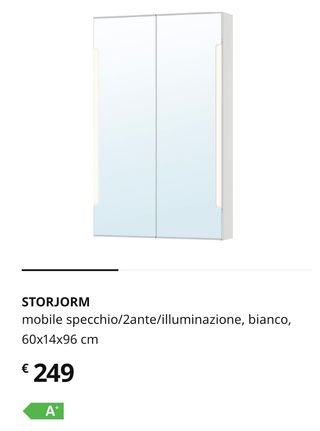Pensile ikea bagno STORJORM