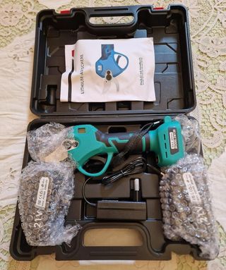 Forbici da Potatura con 2 Batterie