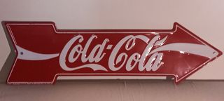 Coca-cola freccia pubblicitaria vintage