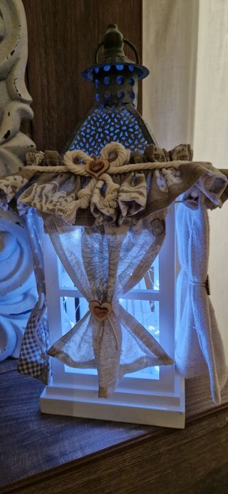 Lanterna shabby chic