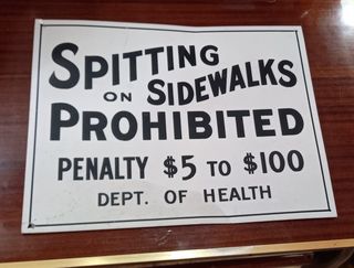 Targa in metallo vintage anni 80