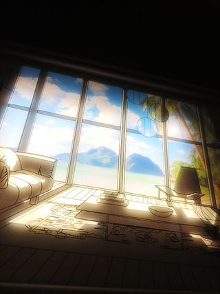 Quadro a luce led soprammobile