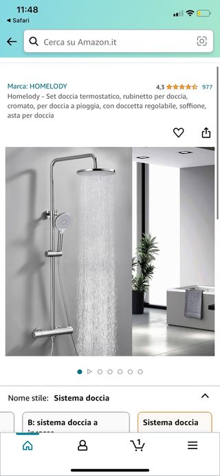 sistema doccia