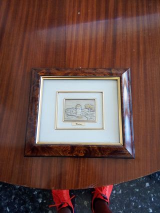 Quadretto con bassorilievo in argento