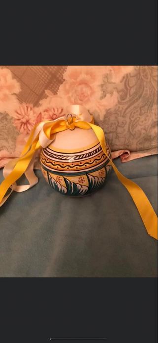 Palla Natale grande ceramica nuova