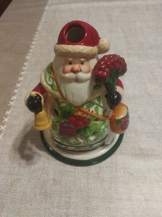 Porta candela natalizio