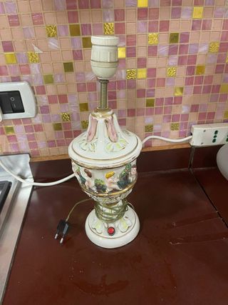 Lampada Capodimonte vintage