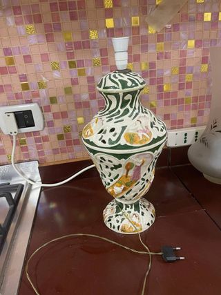 Lampada Capodimonte vintage
