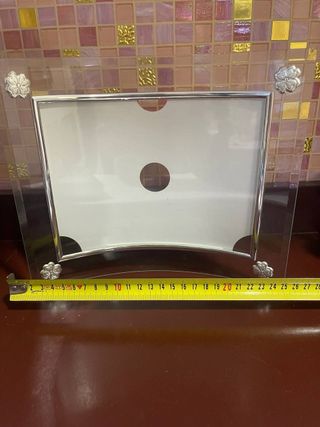 portafoto cornice argento