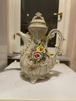 Teiera Capodimonte vintage soprammobile vaso