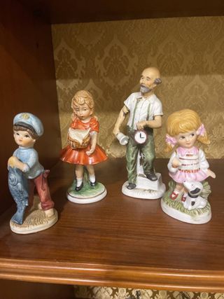 statuine varie Capodimonte vintage