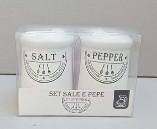 Barattoli porta sale e porta pepe