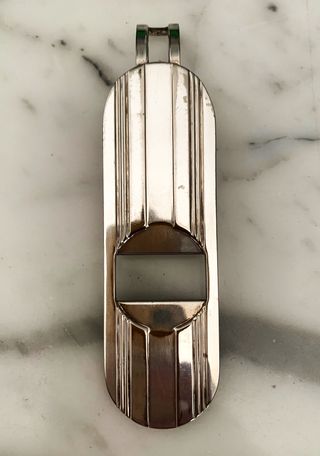 Apribottiglie vintage argentato