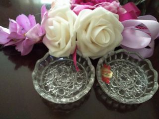 Porta candele in cristallo